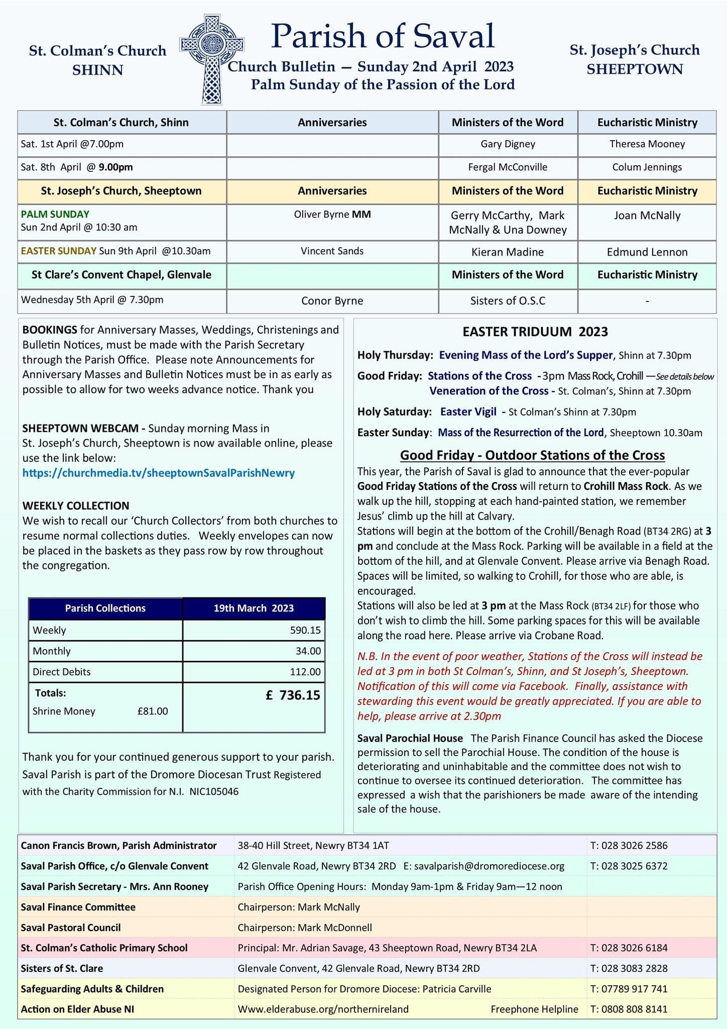 Bulletins - Saval Parish